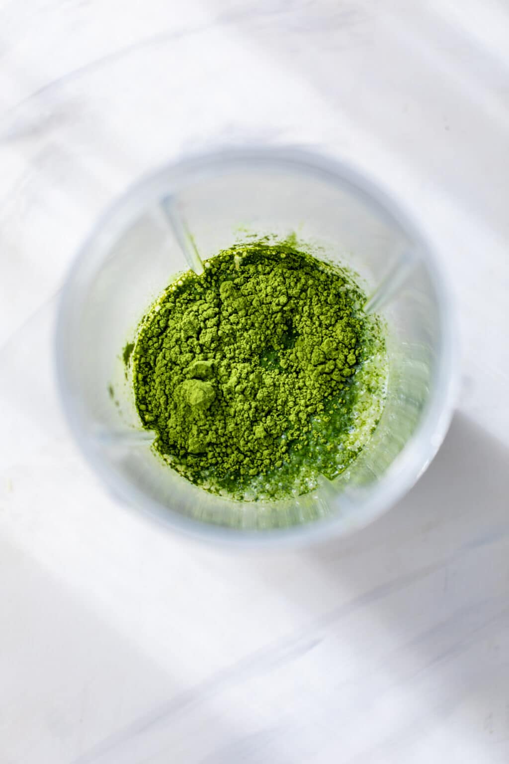 Vanilla Bean Iced Matcha Latte - The Almond Eater