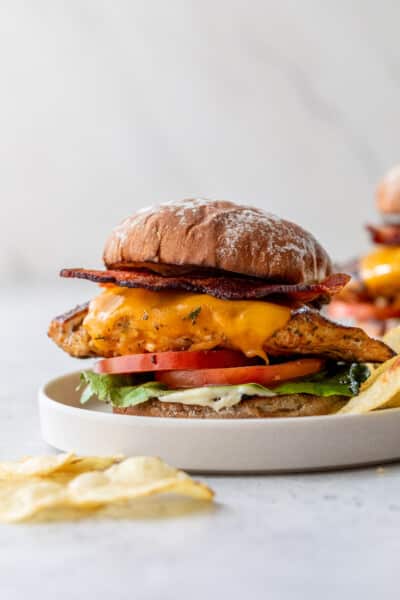 Grilled Chicken Sandwich - The Almond Eater