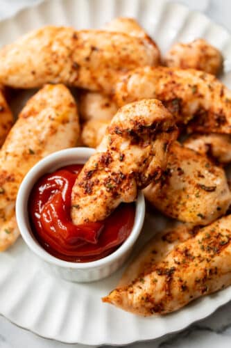 Baked Chicken Tenders - The Almond Eater