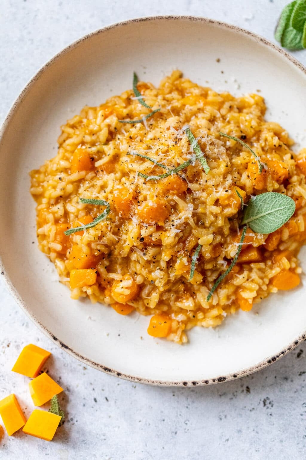 Butternut Squash Risotto - The Almond Eater