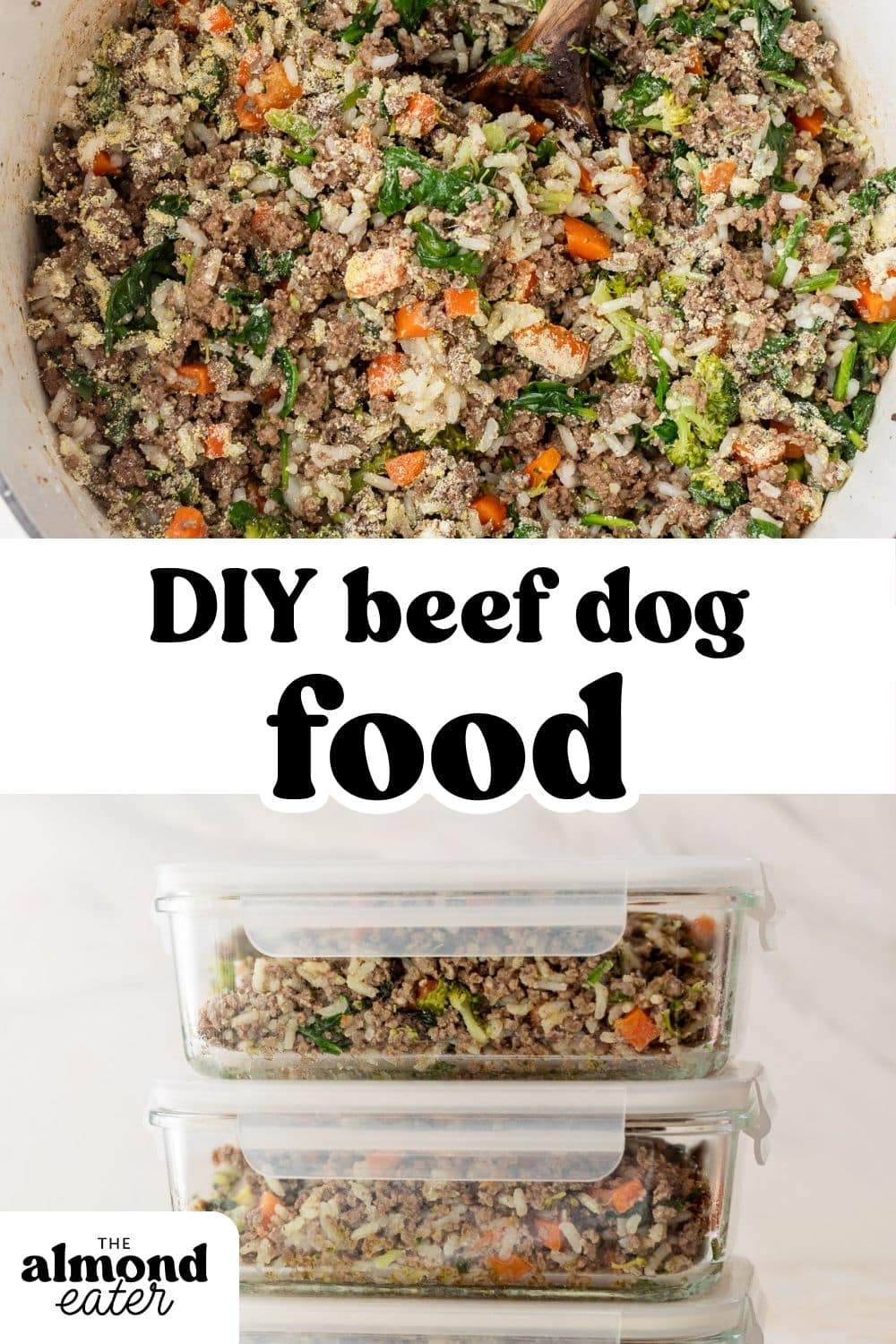 DIY Beef Dog Food - The Almond Eater