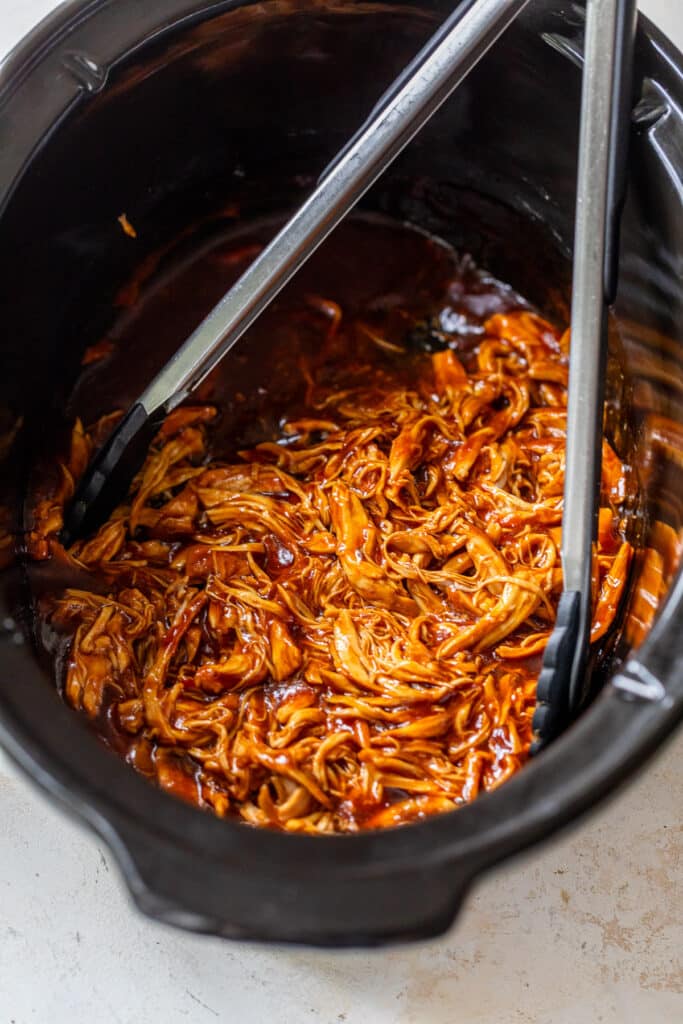 Slow Cooker BBQ Chicken - The Almond Eater